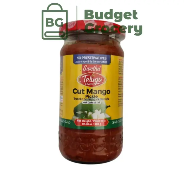 Telugu Cut Mango Pickle 300g | Budget Grocery